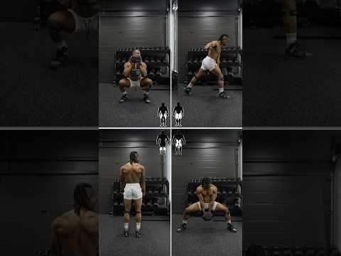 [Legs] High-Volume Leg Workout with a Single Dumbbell for Home Fitness ...